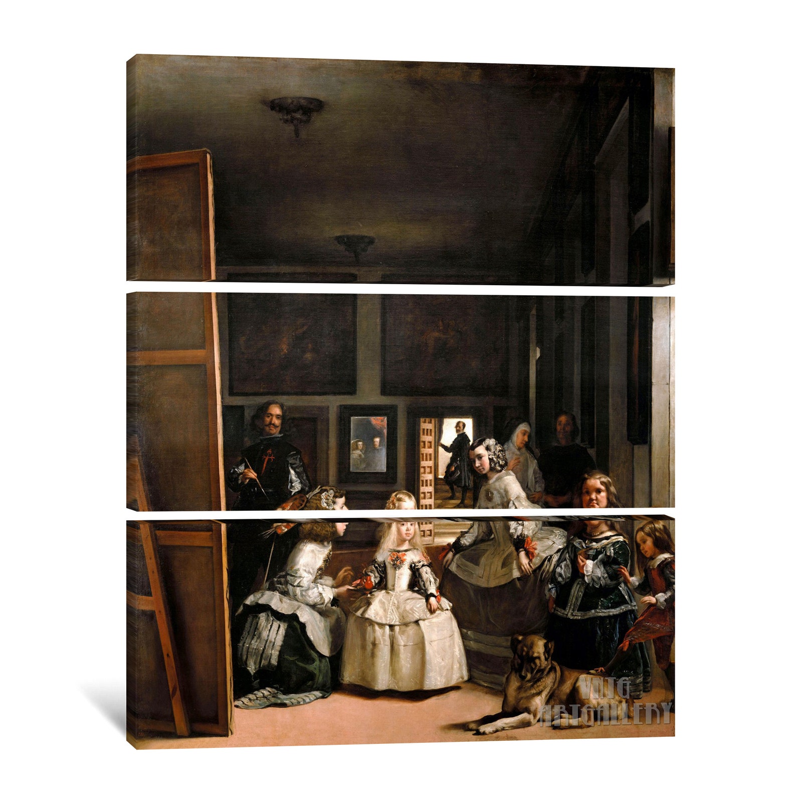 Diego Velázquez: Las Meninas 1656 Canvas Gallery Wrapped or - Etsy