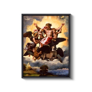 Raphael : Ezekiel's Vision 1767 Canvas Gallery Wrapped or Framed Giclee ...
