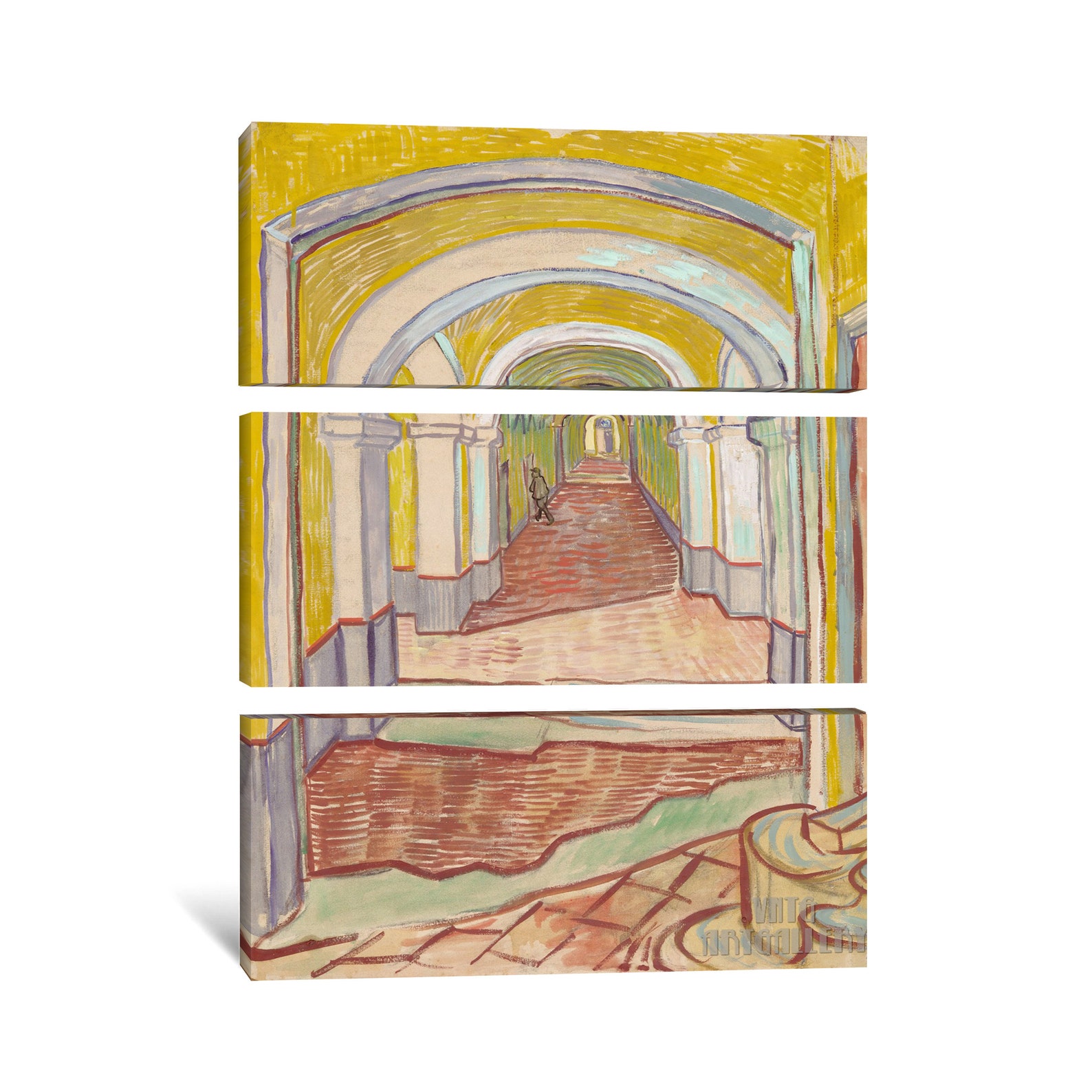 Vincent Van Gogh : Corridor in the Asylum 1889 Canvas - Etsy