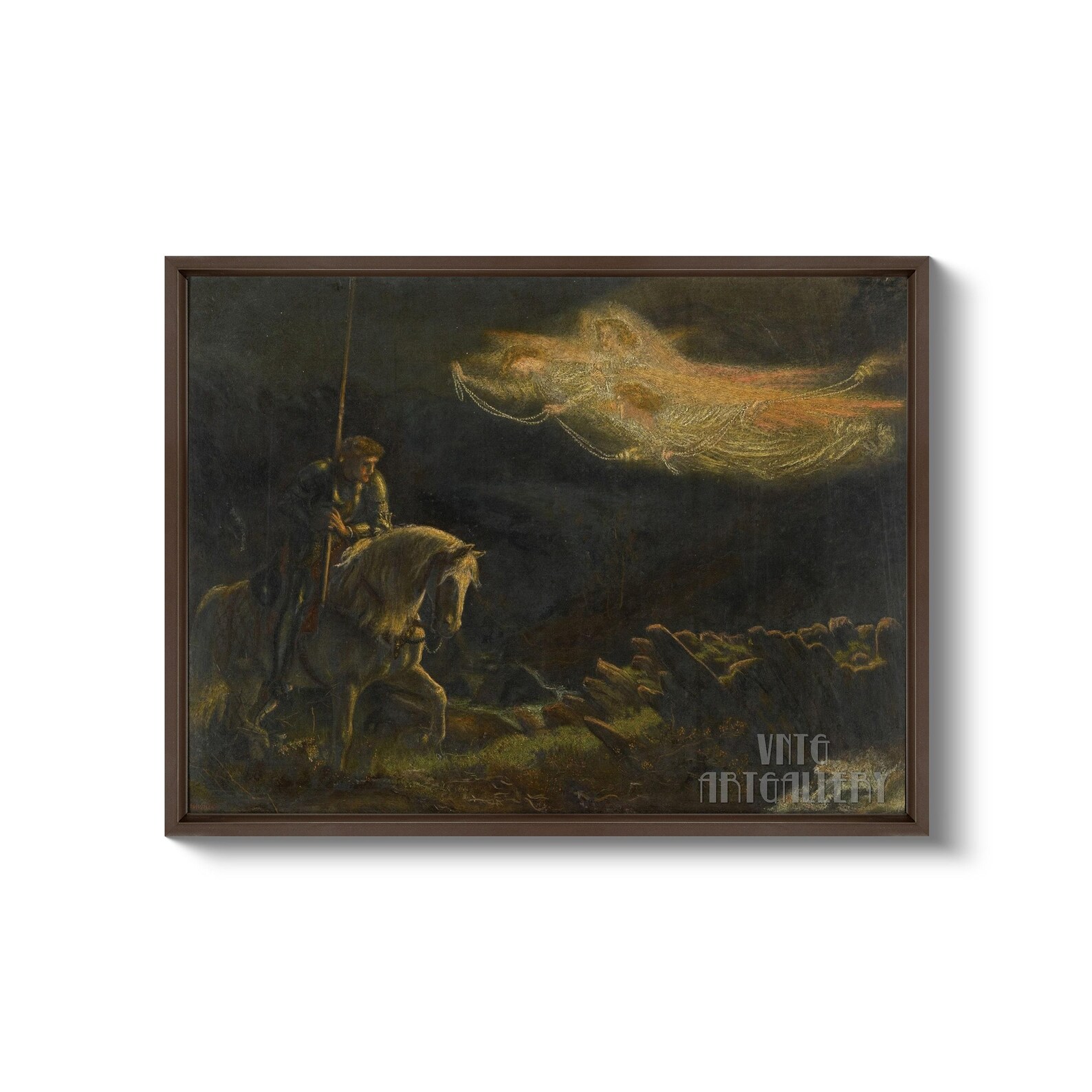 Arthur Hughes Study for Sir Galahad : the Quest for the Holy Grail ...