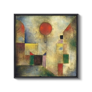 Paul Klee : Red Balloon 1922 Canvas Gallery Wrapped or Framed Giclee ...