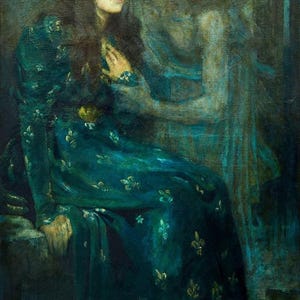 Gerald Edward Moira : the Silent Voice (1892) Canvas Gallery Wrapped or ...