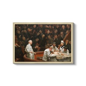 Thomas Eakins : the Agnew Clinic 1889 Canvas Gallery Wrapped or Framed ...