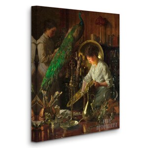 Thomas Frederick Mason Sheard : Polishing Silver (c1900) Gallery ...