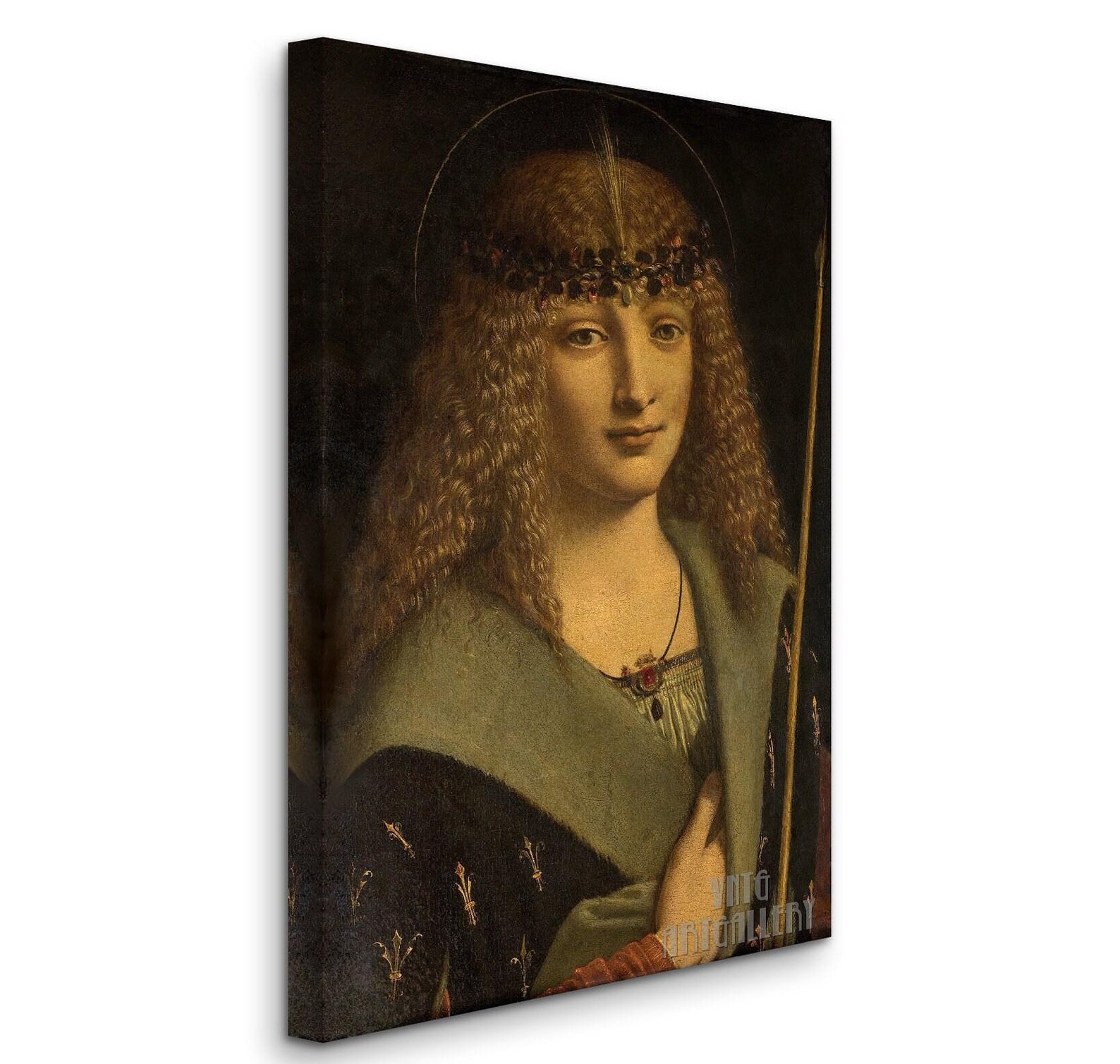 Giovanni Antonio Boltraffio : Portrait of a Boy as Saint Sebastian ...