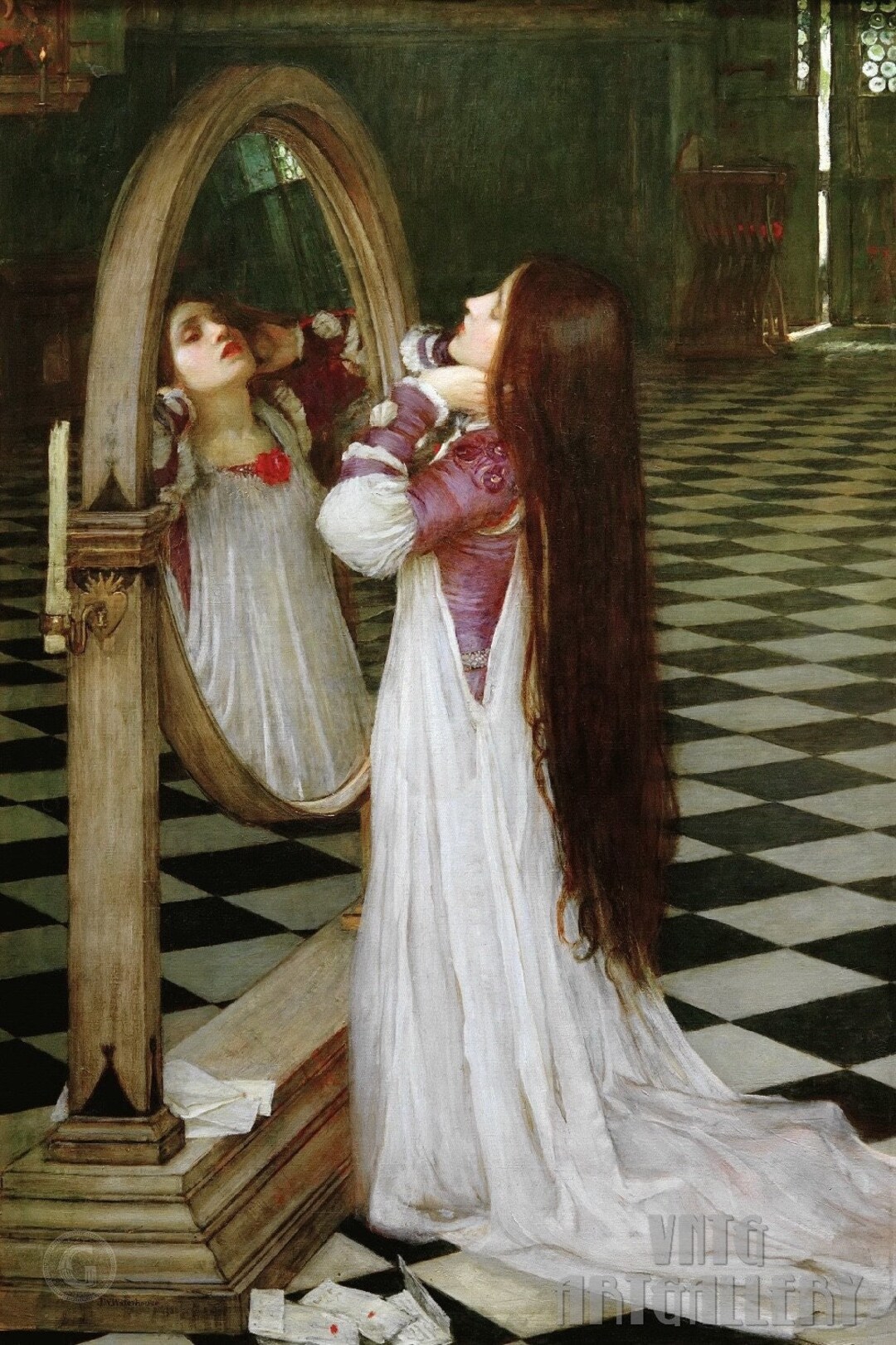 John William Waterhouse : Marianne in the South (1897) Canvas Gallery ...