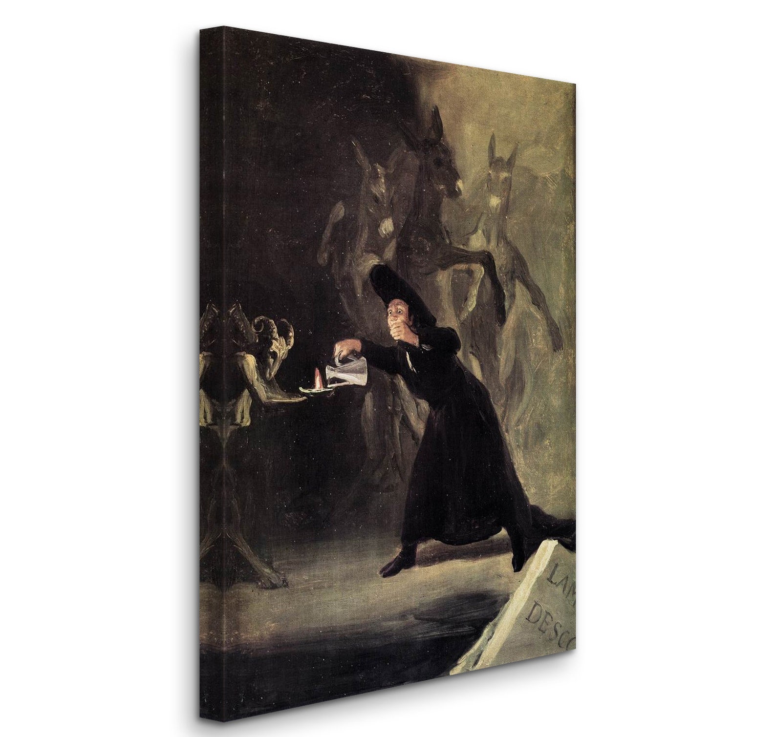 Francisco Goya the Bewitched Man 1798 Canvas Gallery - Etsy