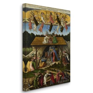 Sandro Botticelli : the Mystical Nativity (1500) Canvas Gallery Wrapped ...