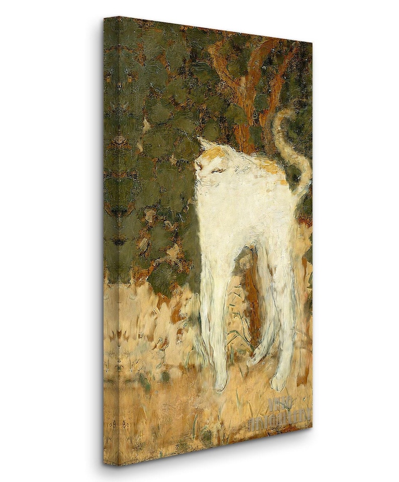 Pierre Bonnard : the White Cat Le Chat Blanc (1894) Canvas Gallery ...