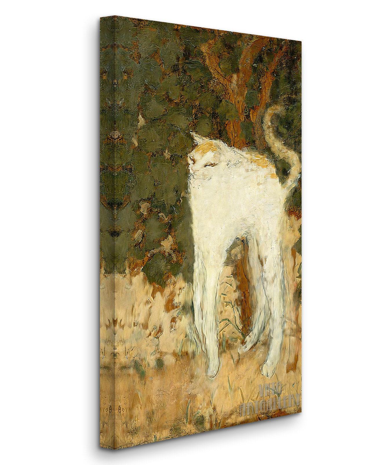 Pierre Bonnard : the White Cat Le Chat Blanc (1894) Canvas Gallery ...