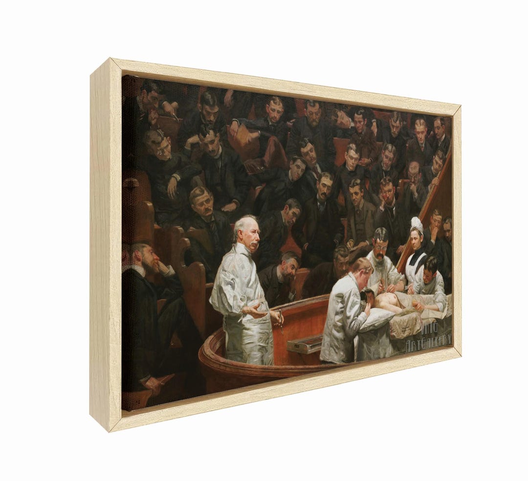 Thomas Eakins : the Agnew Clinic 1889 Canvas Gallery Wrapped or Framed ...