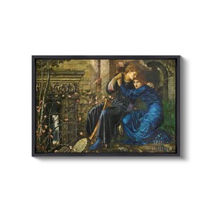 Edward Burne-jones : Love Among the Ruins (first Version) (1870) Canvas ...