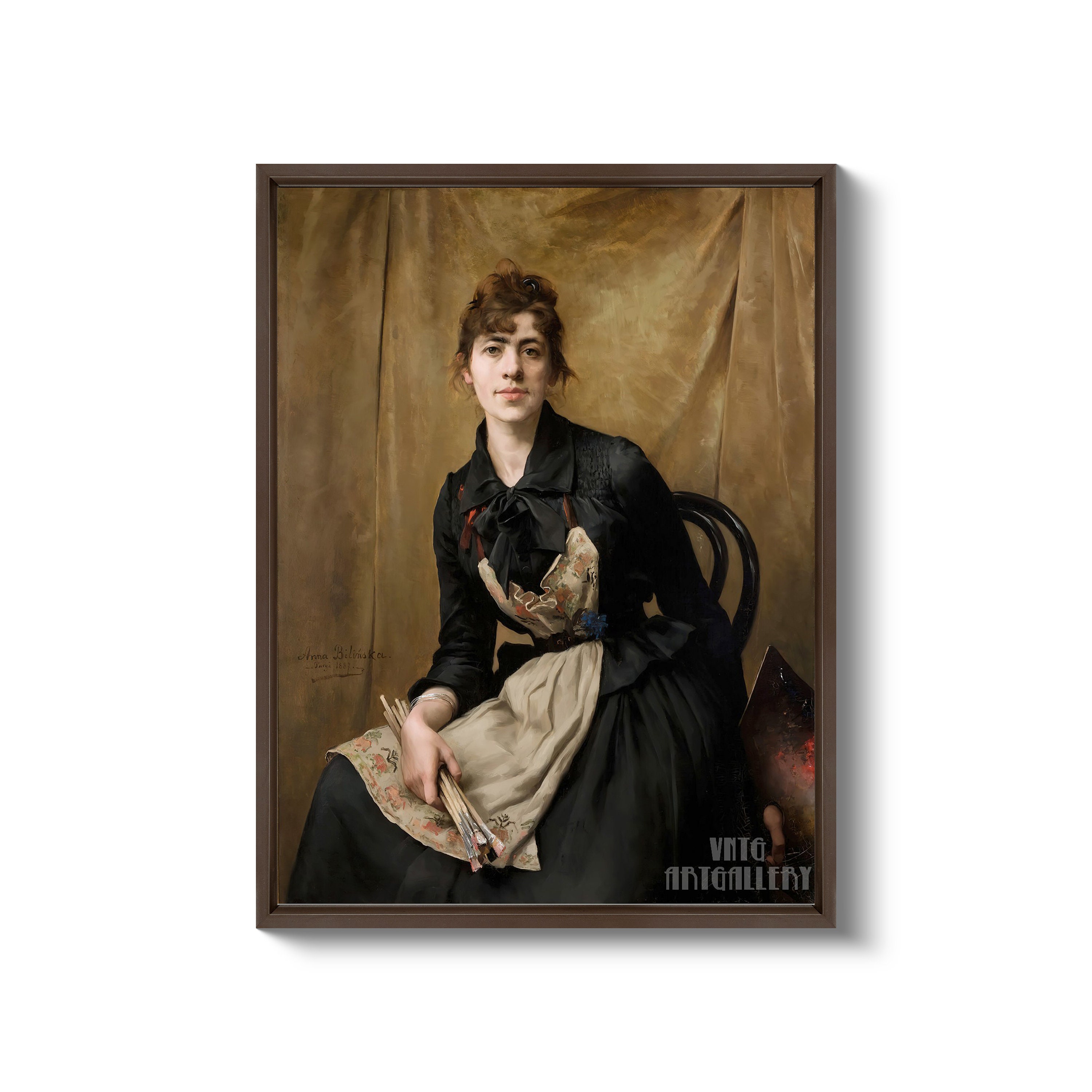 Anna Bilinska-bohdanowicz Self-portrait With Apron and - Etsy