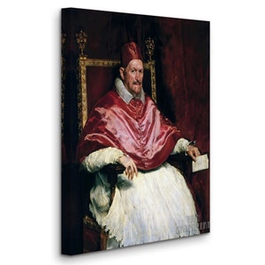 Diego Velazquez : Portrait of Pope Innocent X 1650 Canvas Gallery ...