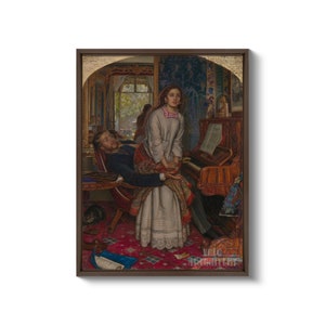William Holman Hunt : the Awakening Conscience 1853 Canvas Gallery ...