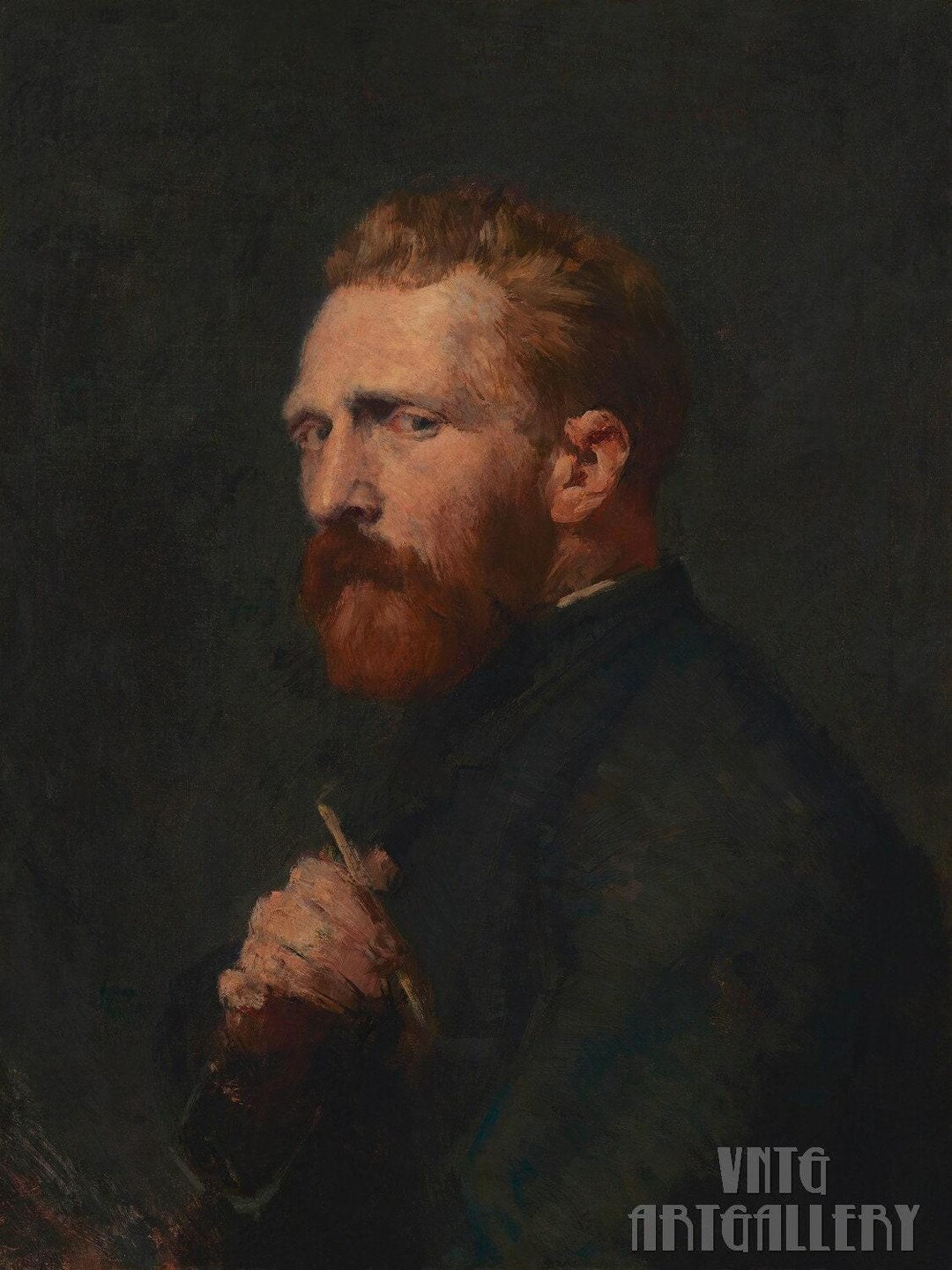 John Russell : Portrait of Vincent Van Gogh (1886) Canvas Gallery ...