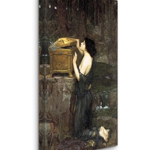 John William Waterhouse Pandora 1896 Canvas Gallery | Etsy