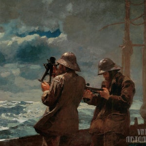 Winslow Homer : Eight Bells (1886) Canvas Gallery Wrapped or Framed ...