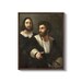 Raphael : Self Portrait With A Friend Double Portrait 1518 Canvas ...