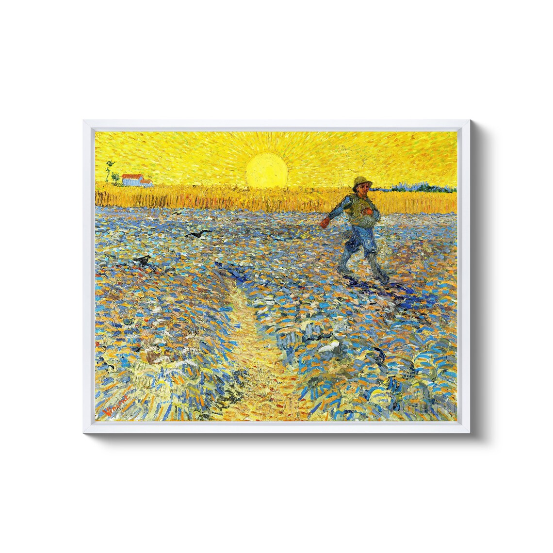Vincent Van Gogh : the Sower at Sunset 1888 Canvas Gallery - Etsy