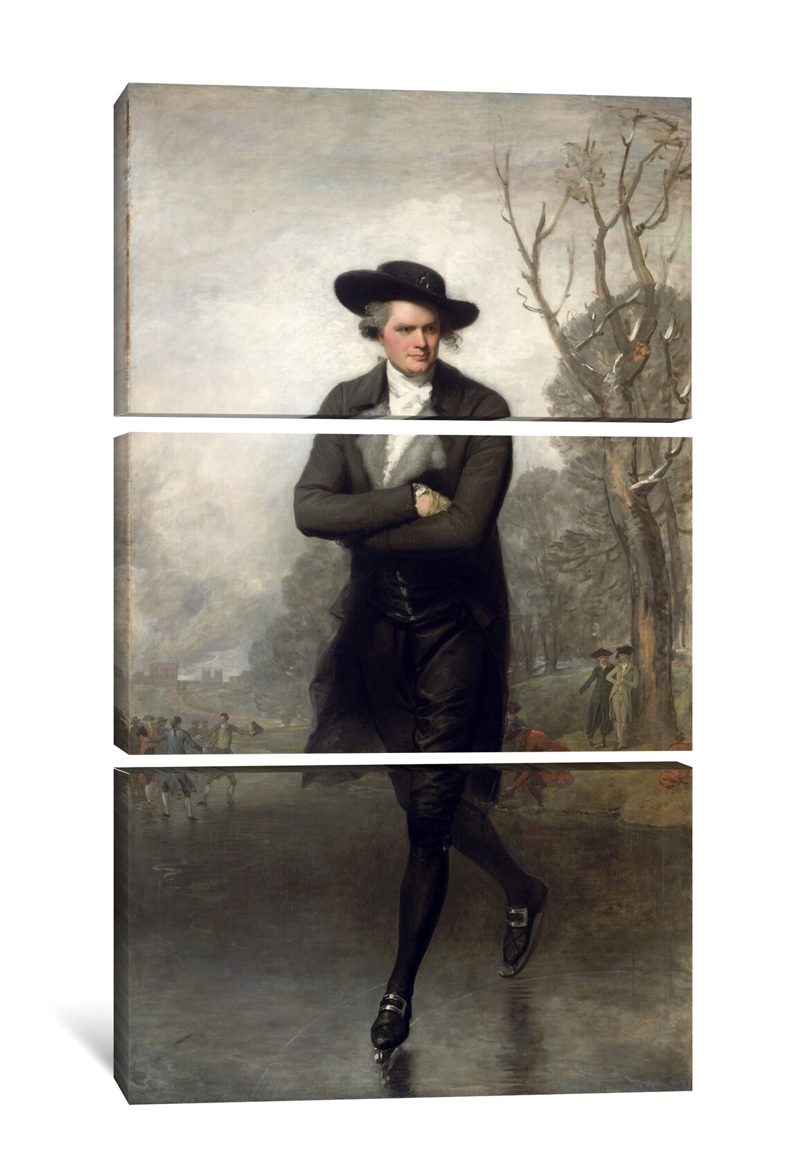 Gilbert Stuart : the Skater 1782 Canvas Gallery Wrapped or - Etsy