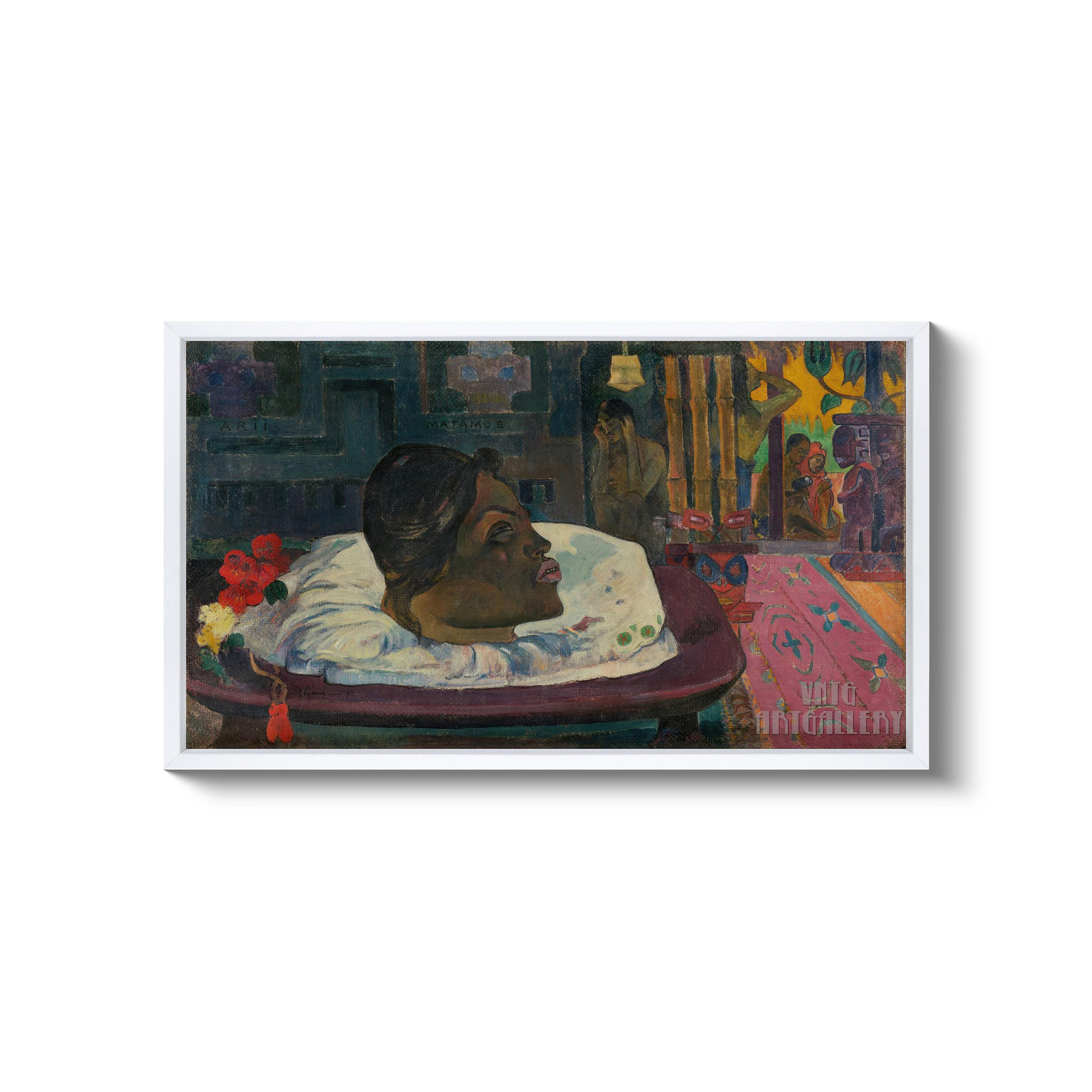 Paul Gauguin : French - Arii Matamoe (the Royal End) (1892) Canvas ...