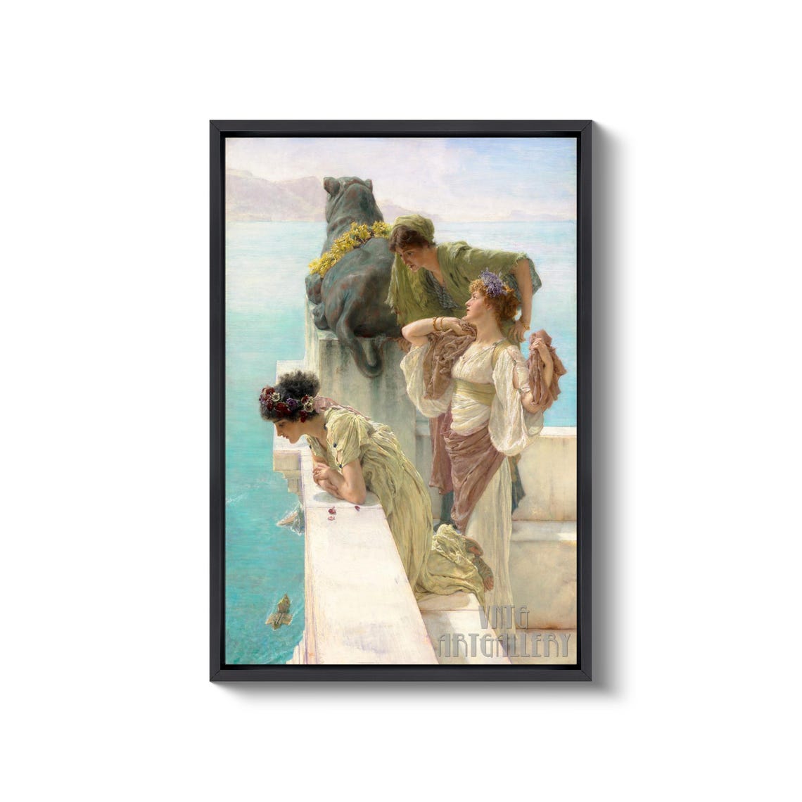 Lawrence Alma Tadema : Coin of Vantage (1895) Canvas Gallery Wrapped ...