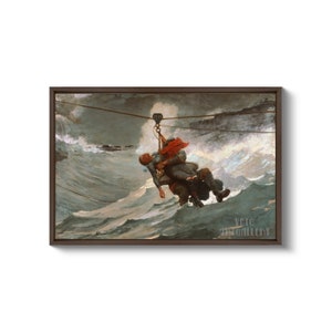 Winslow Homer : the Life Line 1884 Canvas Gallery Wrapped or Framed ...