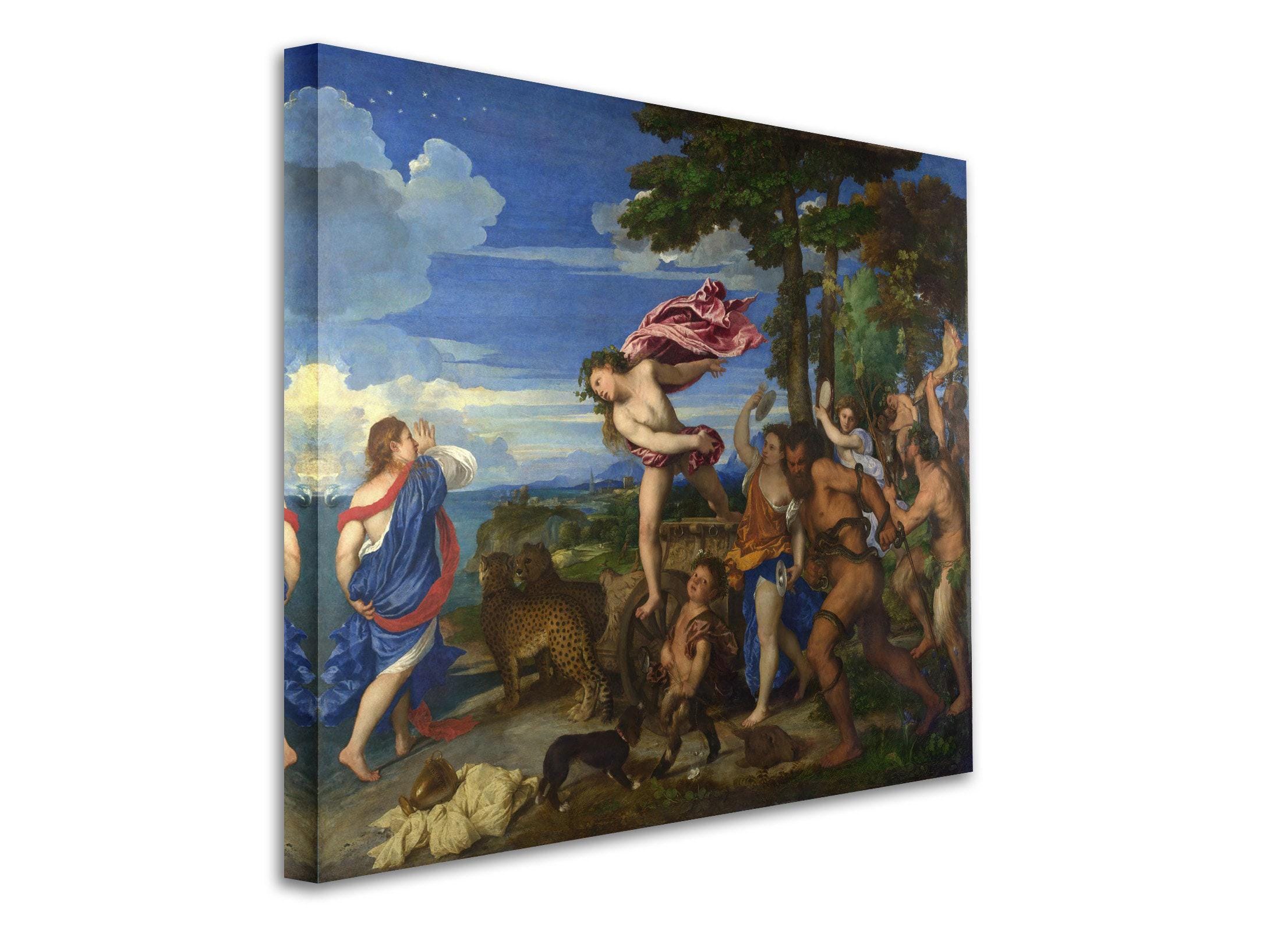 Titian : Bacchus and Ariadne (1520–1523) Canvas Gallery Wrapped or ...