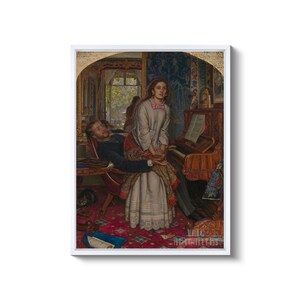 William Holman Hunt : the Awakening Conscience 1853 Canvas Gallery ...