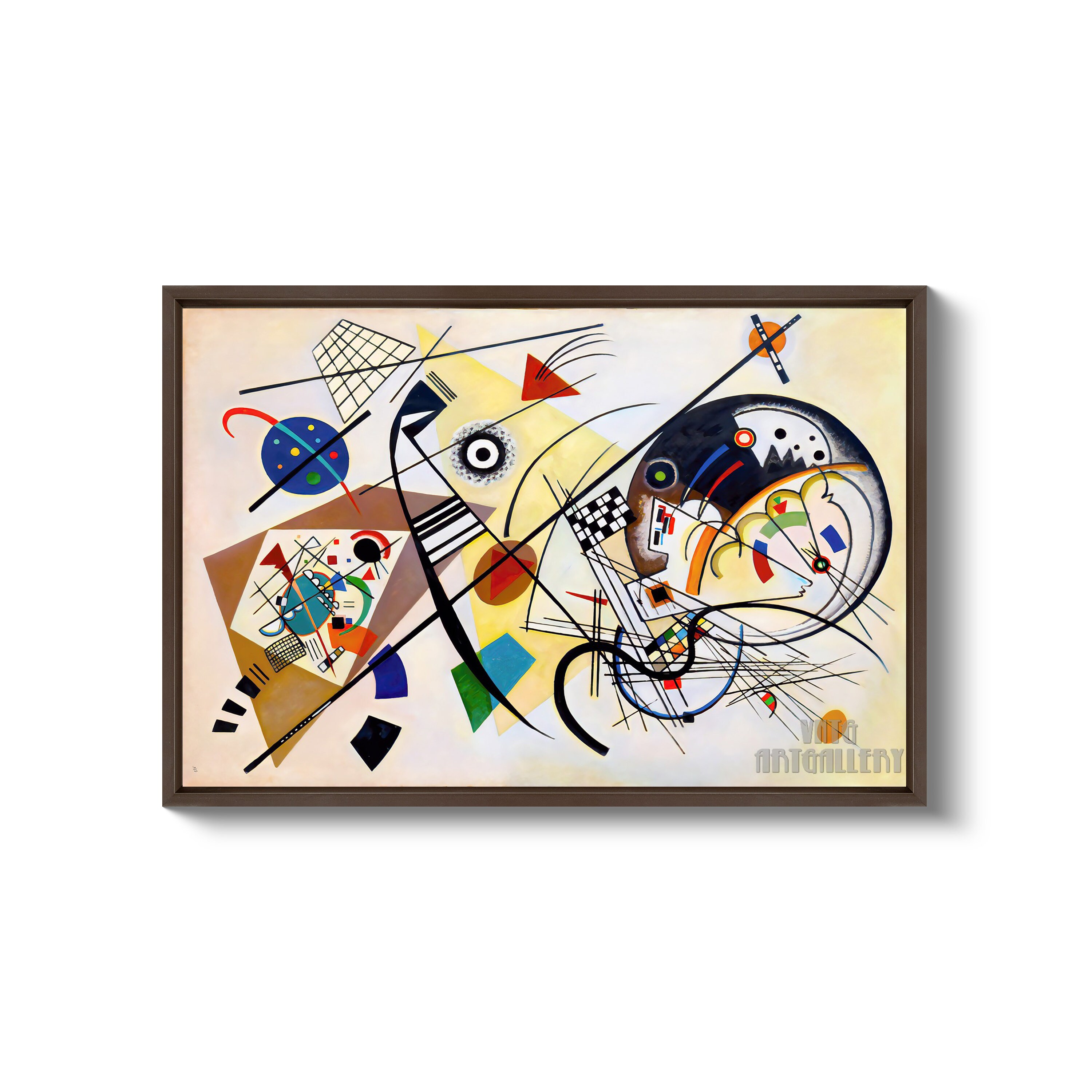 Wassily Kandinsky : Transverse Line 1923 Canvas Gallery - Etsy
