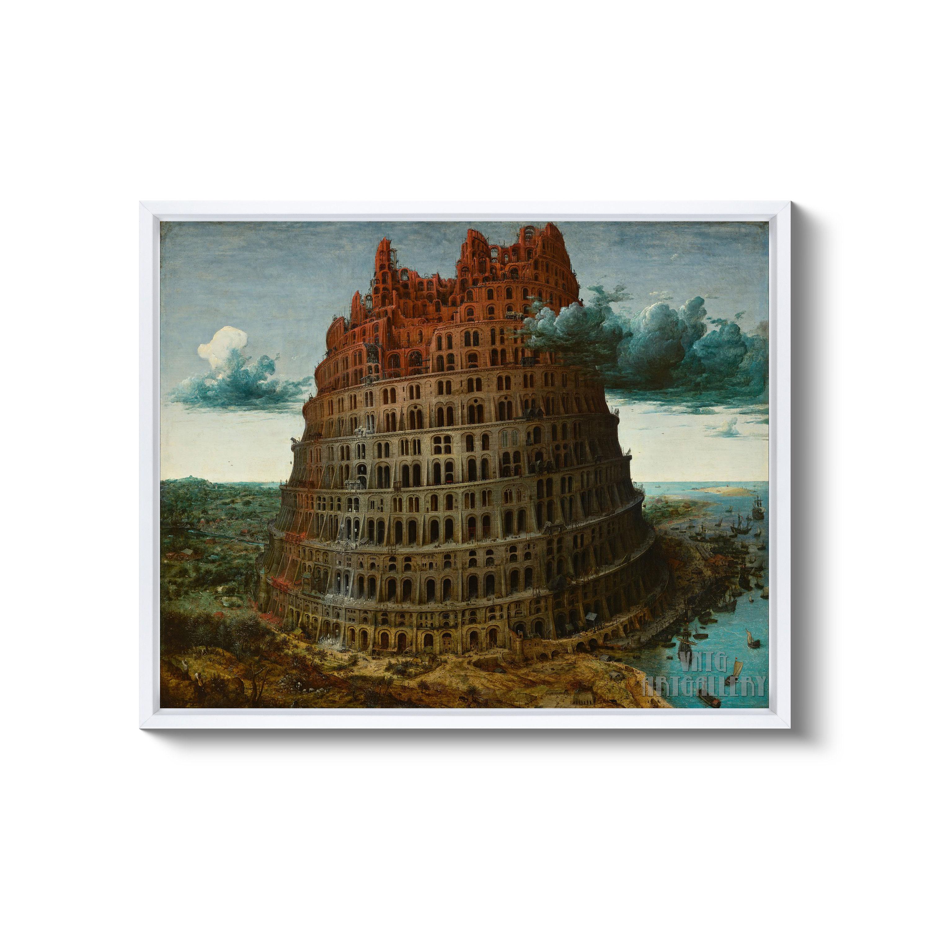 Pieter Bruegel the Elder : the Tower of Babel (1563-1565) Canvas ...