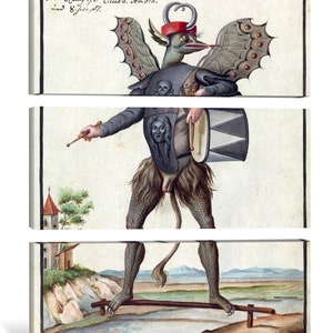 Occult Art : Asmodeus compendium Rarissimum 1937 Canvas - Etsy