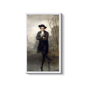 Gilbert Stuart : the Skater (1782) Canvas Gallery Wrapped or Framed ...