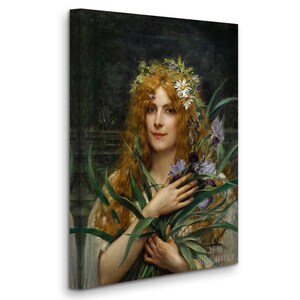 Georges Roussin : Ophelia (19th and 20th Century) Canvas Gallery ...