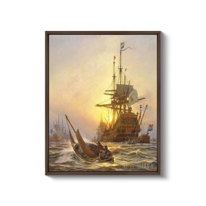 Christian Mølsted : Hans Rostgaard Sails During a Storm to the Dutch ...