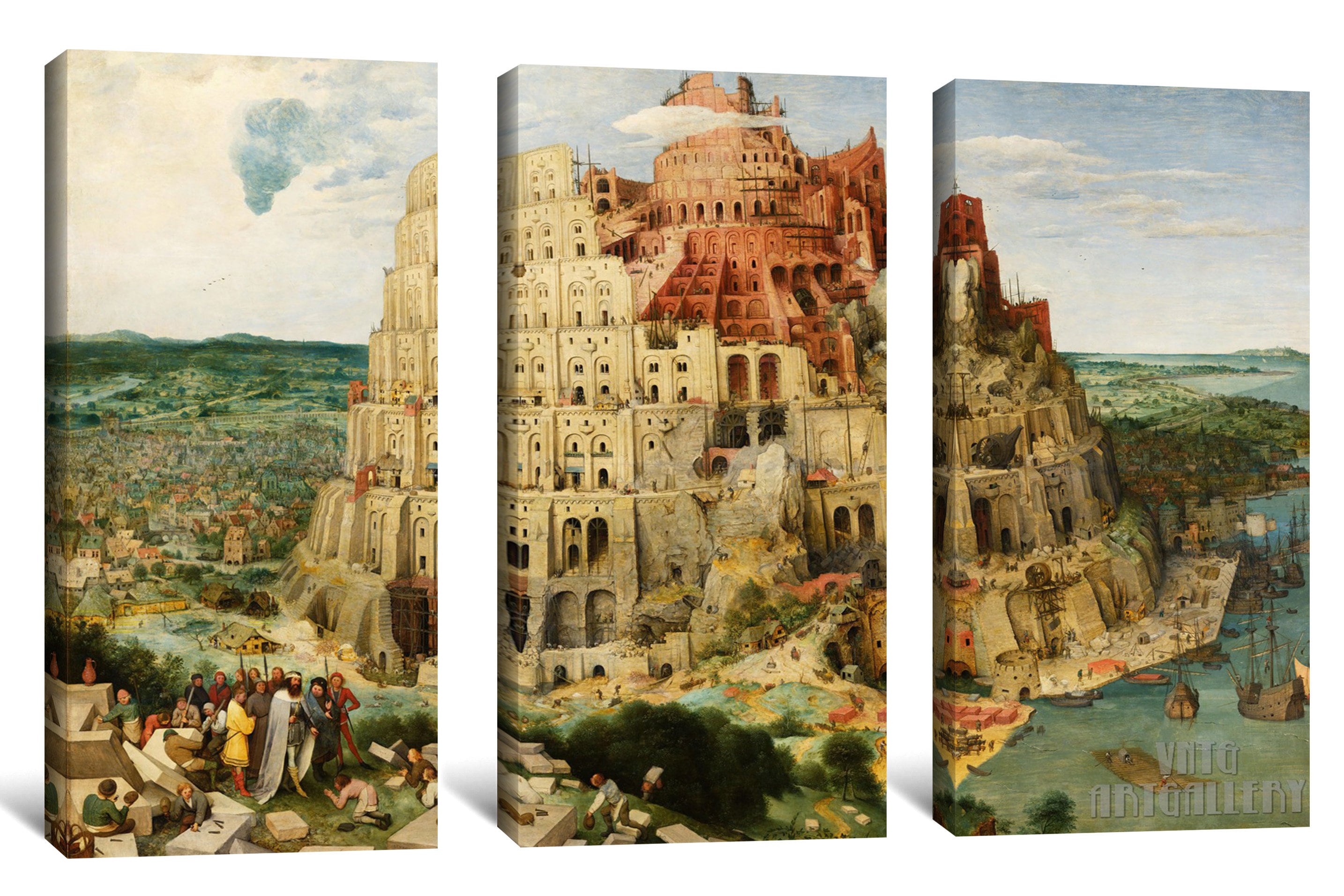 Pieter Bruegel the Elder : the Tower of Babel vienna 1563 - Etsy