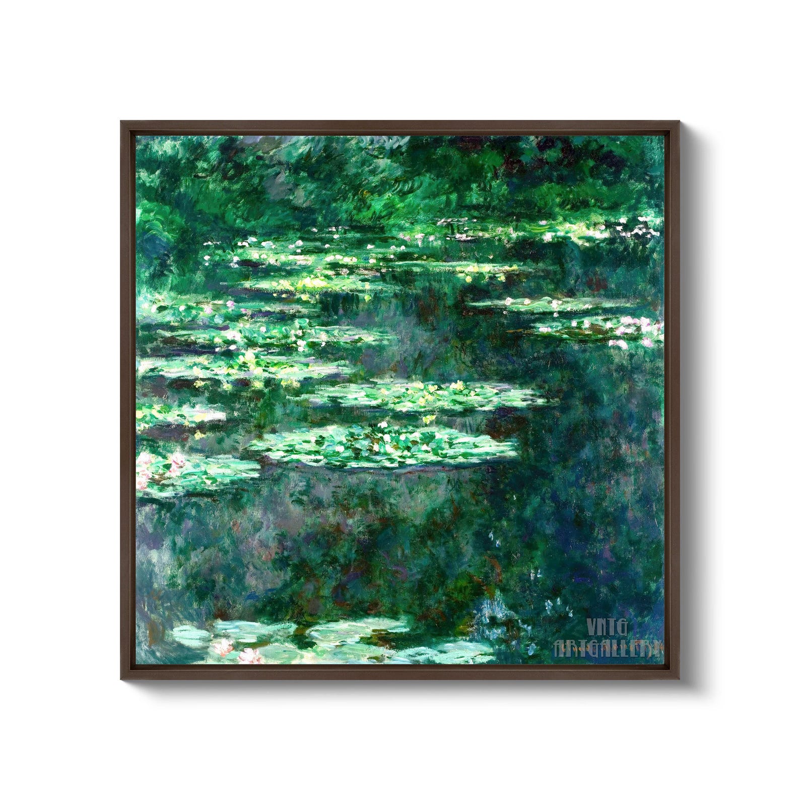 Claude Monet : Water Lilies (1904) Canvas Gallery Wrapped or Framed ...