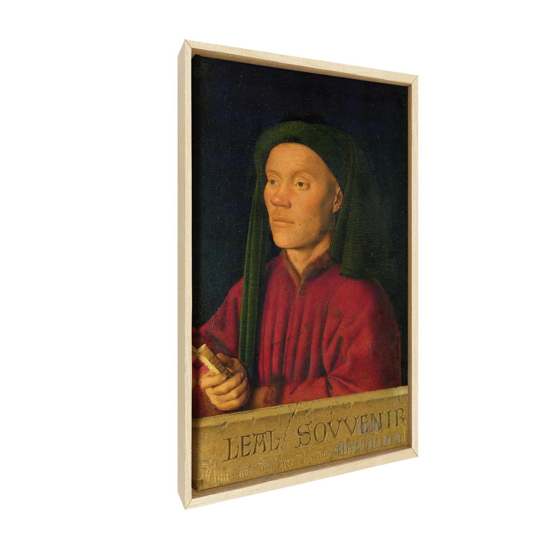 Jan Van Eyck : Portrait of a Man 1432 Canvas Gallery Wrapped or Framed ...