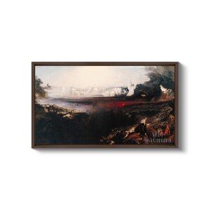 John Martin : the Last Judgement (1853) Canvas Gallery Wrapped or ...