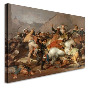 Francisco Goya : the Second of May 1814 (1808) Canvas Gallery Wrapped ...