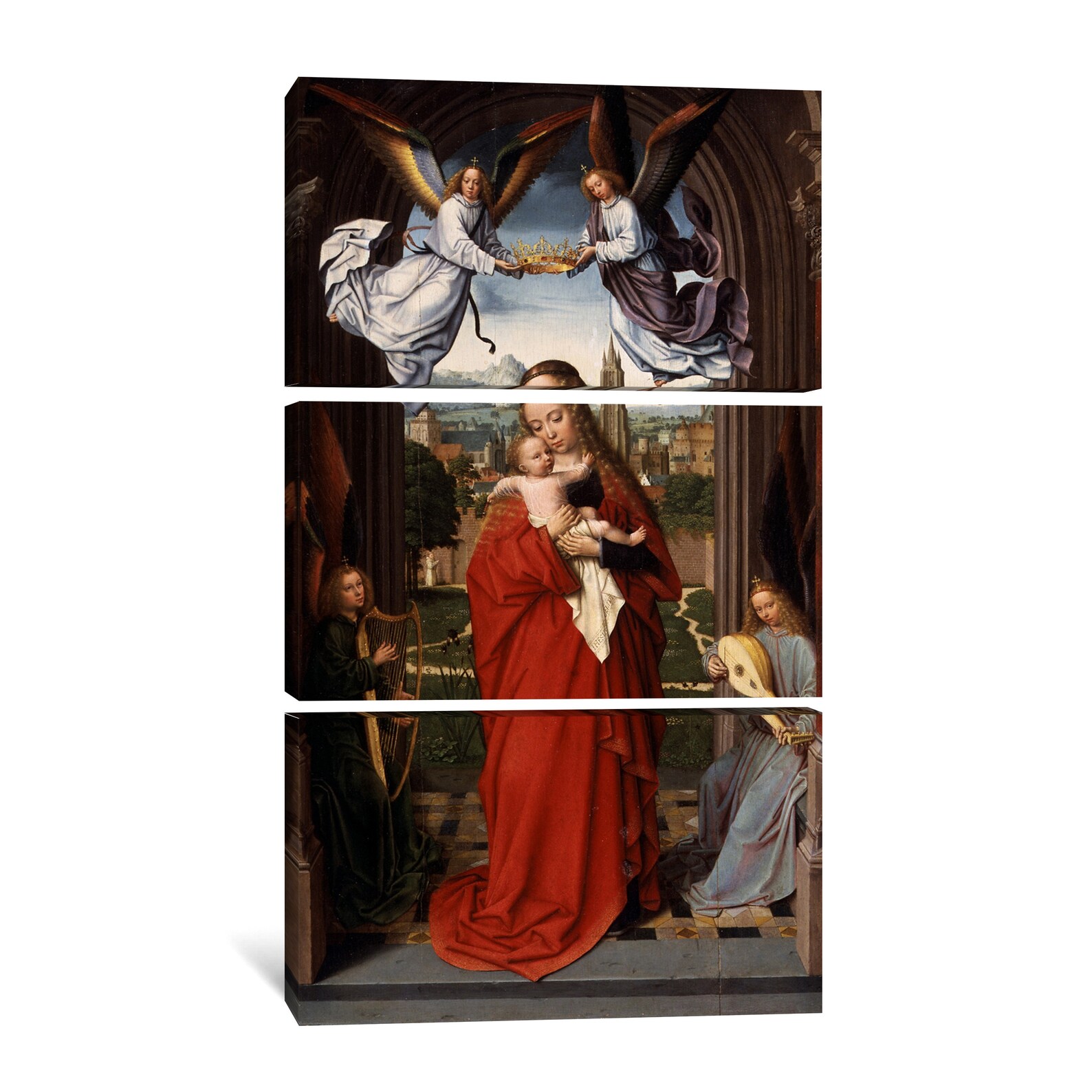 Gerard David : Virgin and Child With Four Angels 1510 Canvas | Etsy