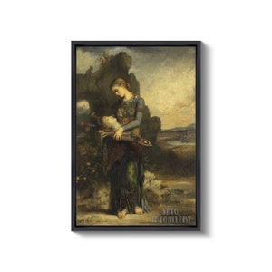 Gustave Moreau : Orpheus 1865 Canvas Gallery Wrapped Giclee Wall Art ...