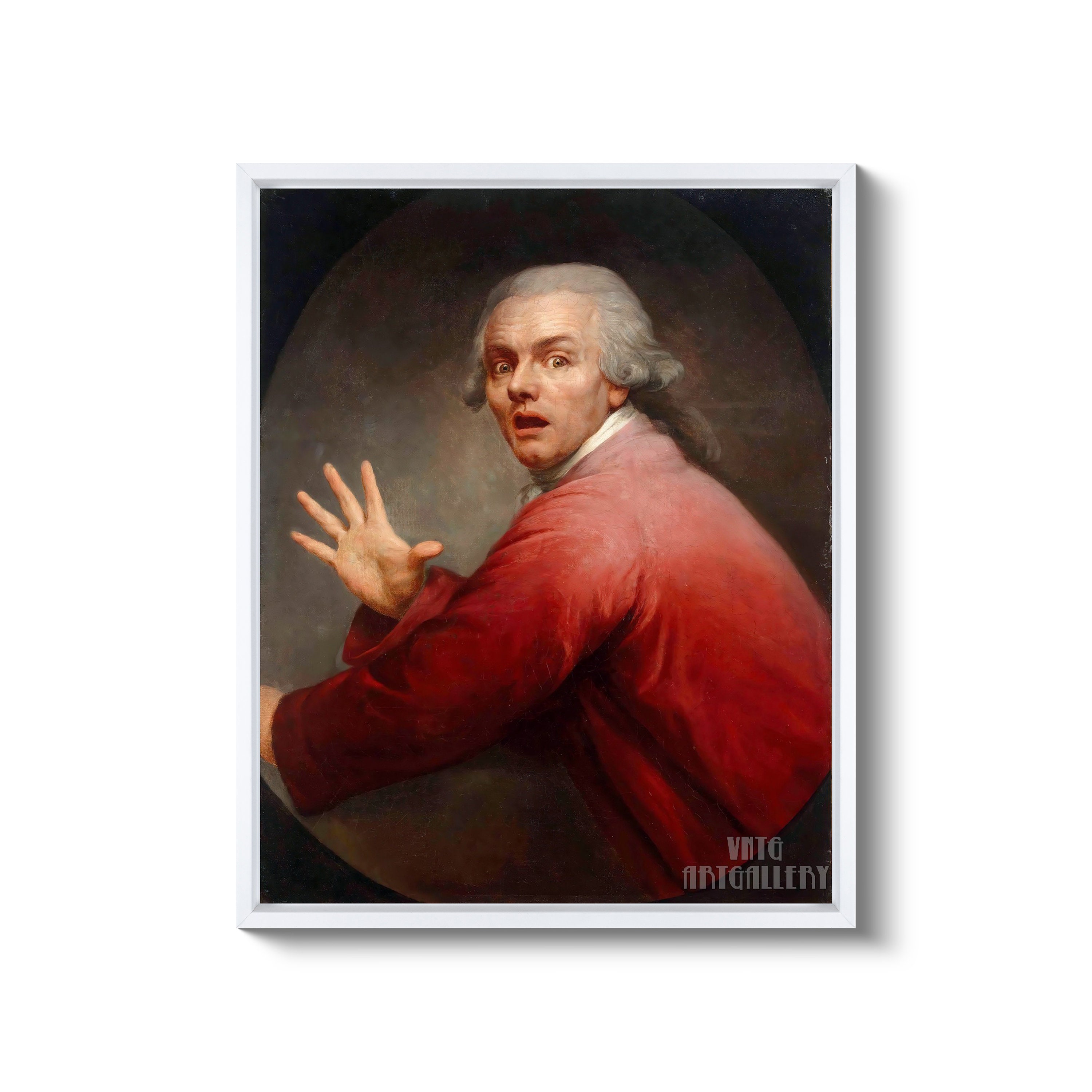 Joseph Ducreux 1735:1802 Self Portrait Canvas Gallery - Etsy