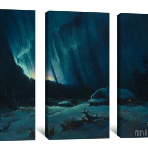 Sydney Mortimer Laurence : Northern Lights (1929) Canvas Gallery ...