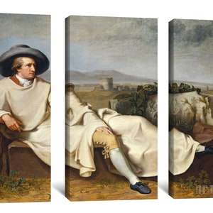 Johann Heinrich Wilhelm Tischbein : Goethe in the Roman Campagna (1787 ...