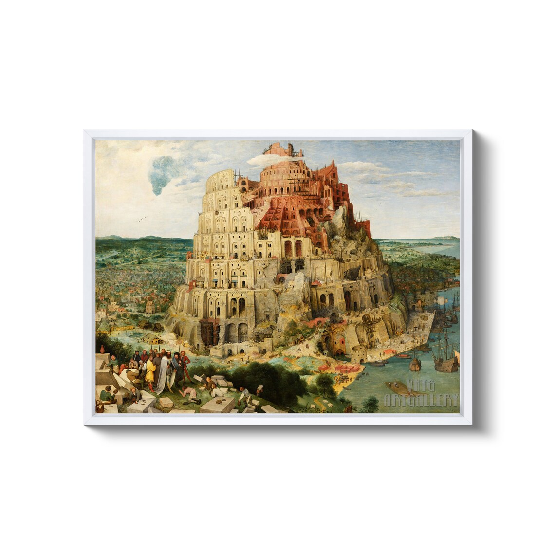 Pieter Bruegel the Elder : the Tower of Babel vienna 1563 - Etsy