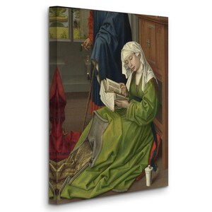 Rogier van der Weyden : The Magdalen Reading 1438 Canvas | Etsy