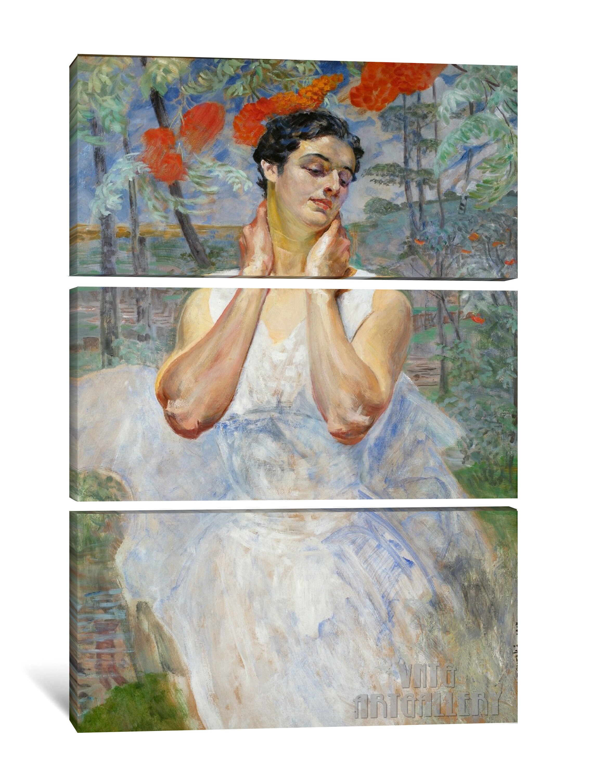 Jacek Malczewski : Portrait of a Woman With Rowanberry 1917 - Etsy