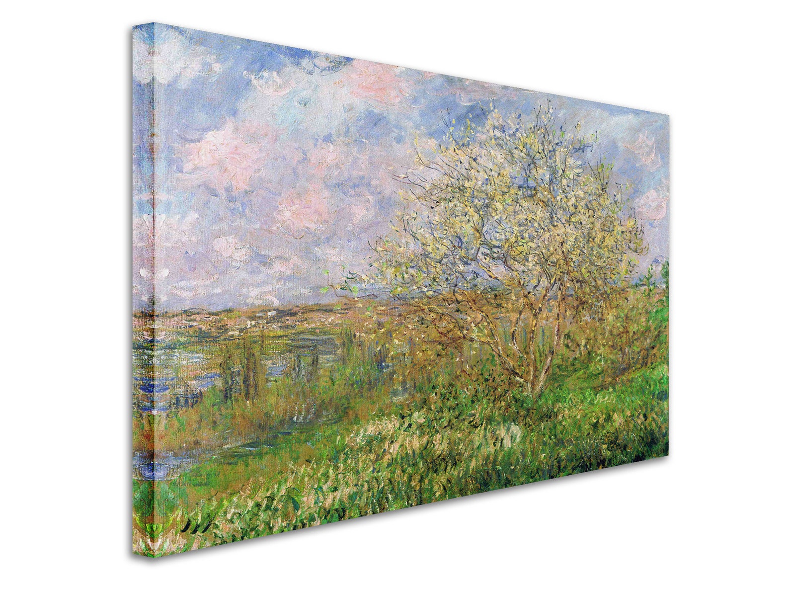 Claude Monet : Spring 1880 Canvas Gallery Wrapped Giclee | Etsy